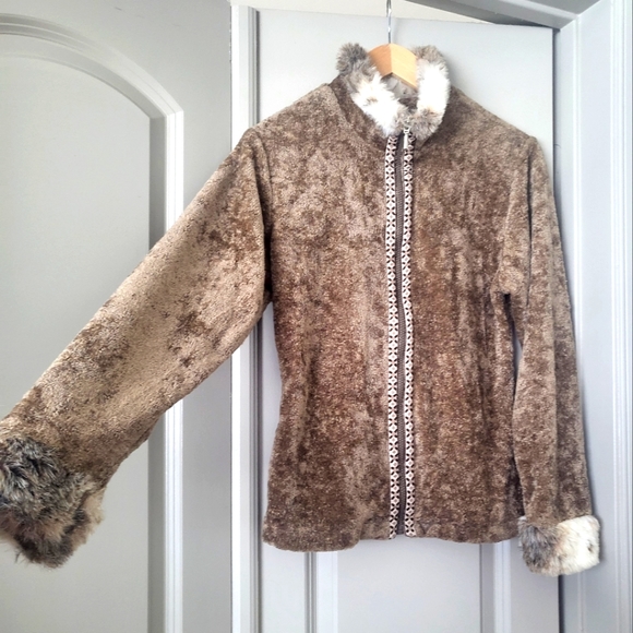 Wooly Bully | Jackets & Coats | Wooly Bully Faux Shearling And Faux Fur ...